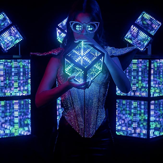 INFINITY OPTICAL ILLUSION CUBE LIGHTS